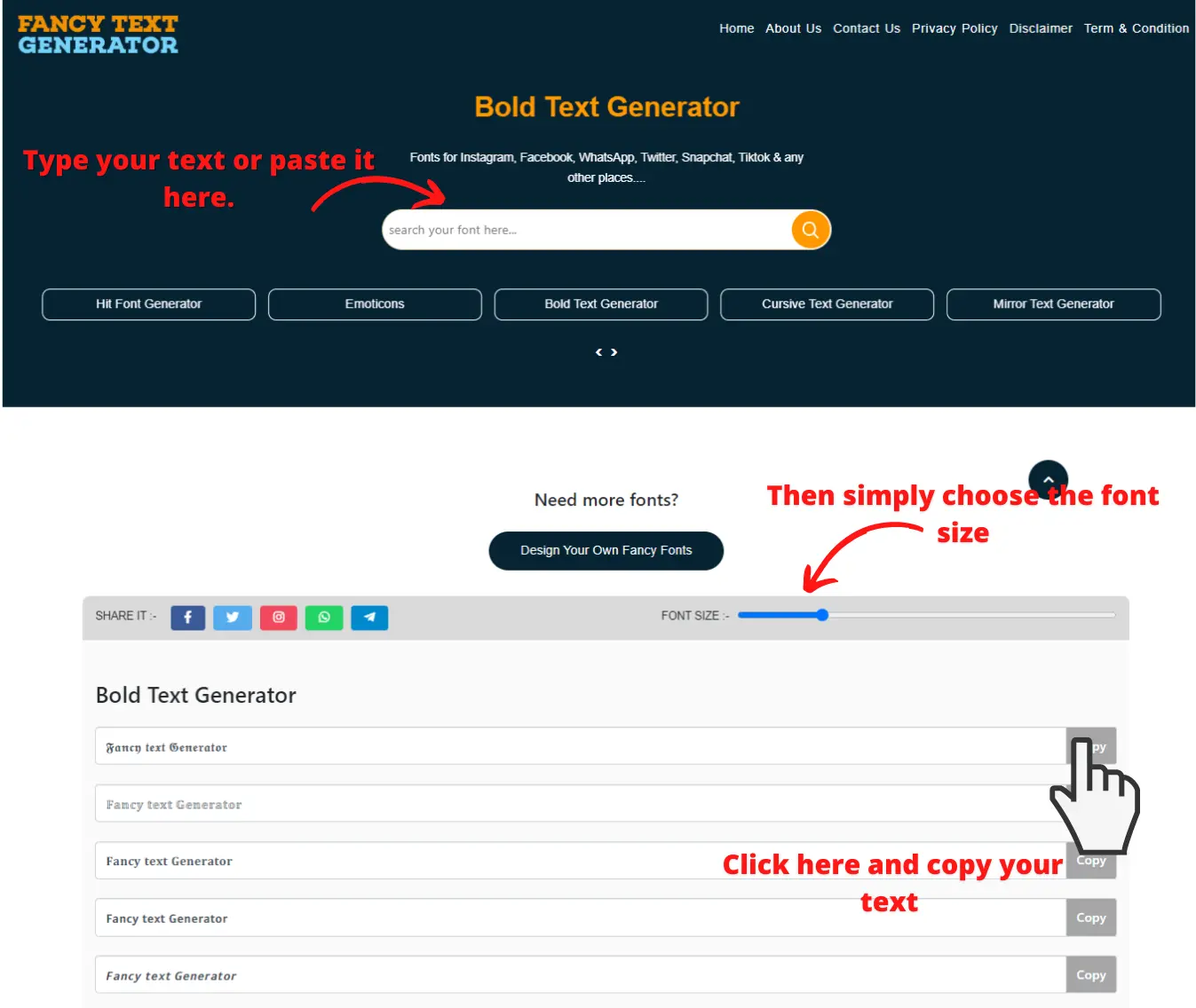 Bold Text Generator 